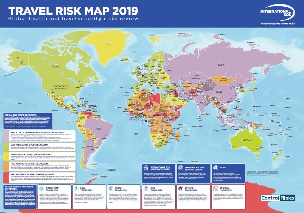 Travel Risk Map