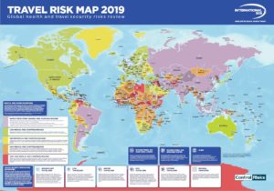 Da International SOS e Control Risks la Travel Risk Map 2019