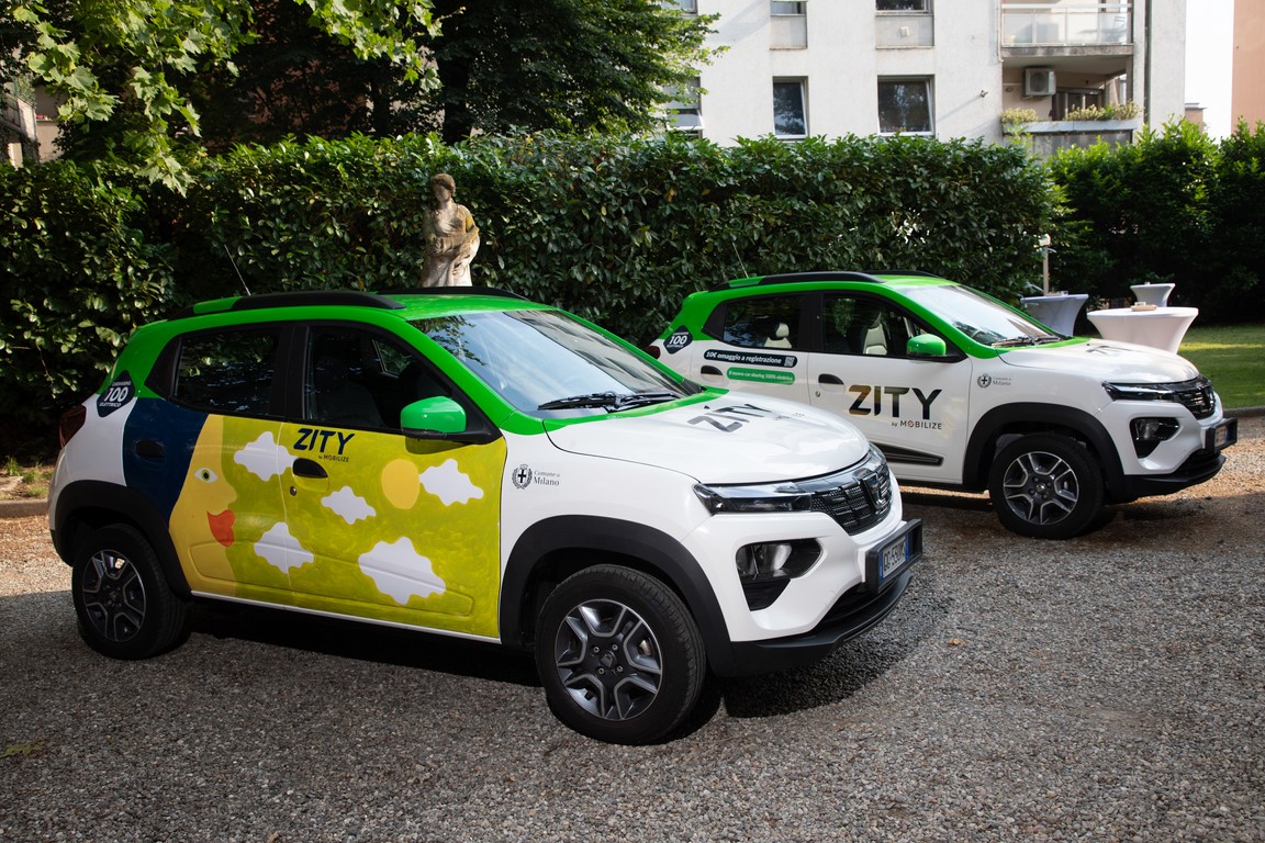 Zity by Mobilize in Italia: successo dello sharing elettrico a Milano