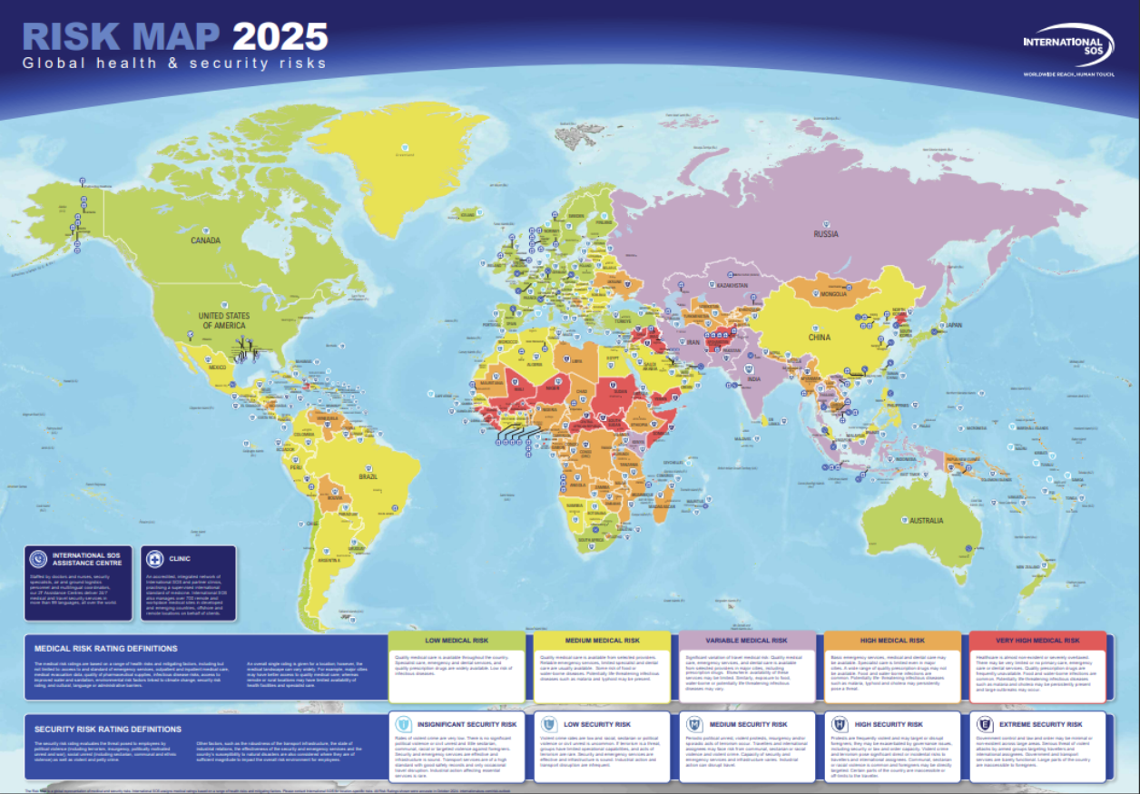 Risk Map 2025: le tensioni geopolitiche aumentano i rischi | Missionline