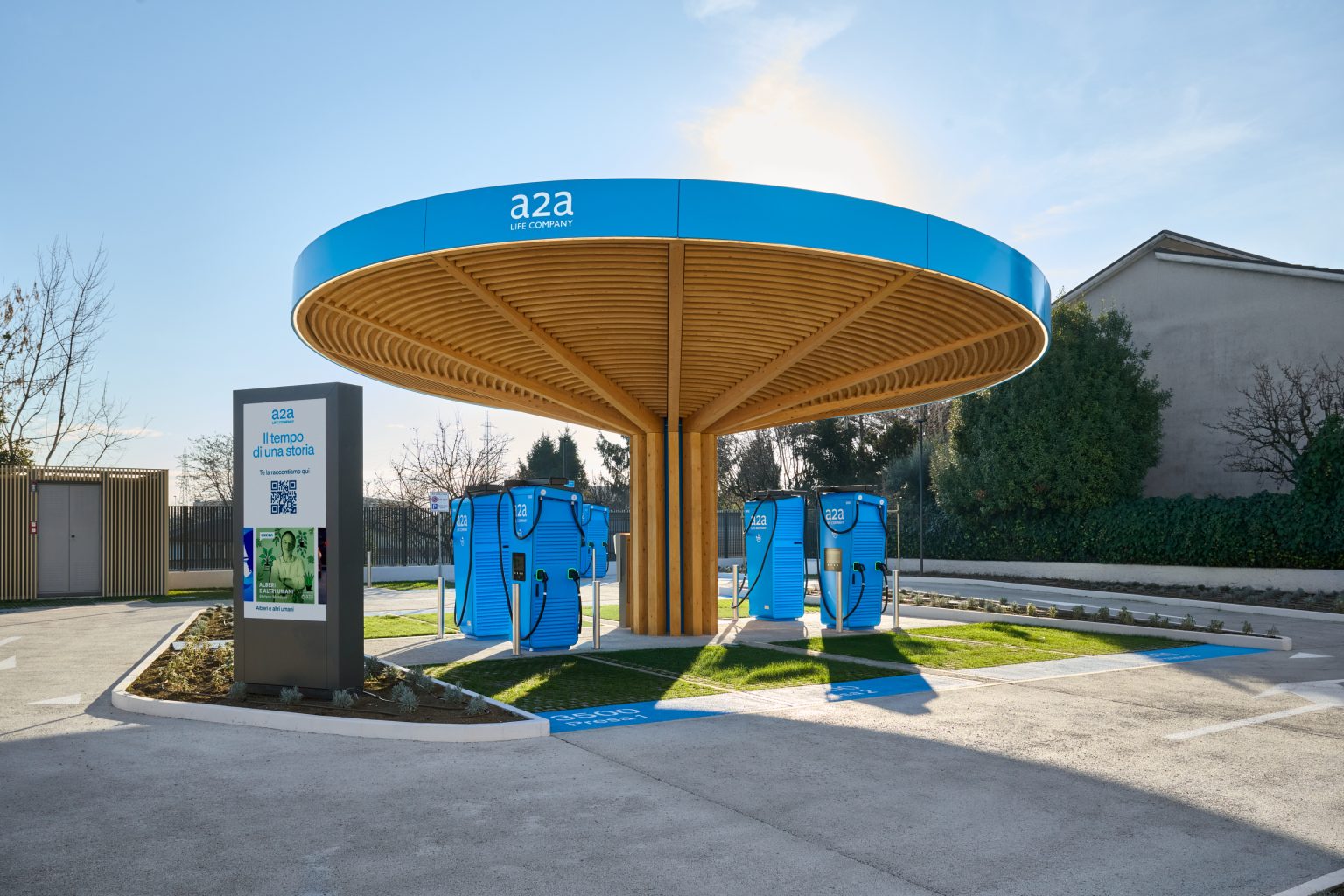 Nuovo Power hub A2A per ricaricare alla massima potenza a Monza ...